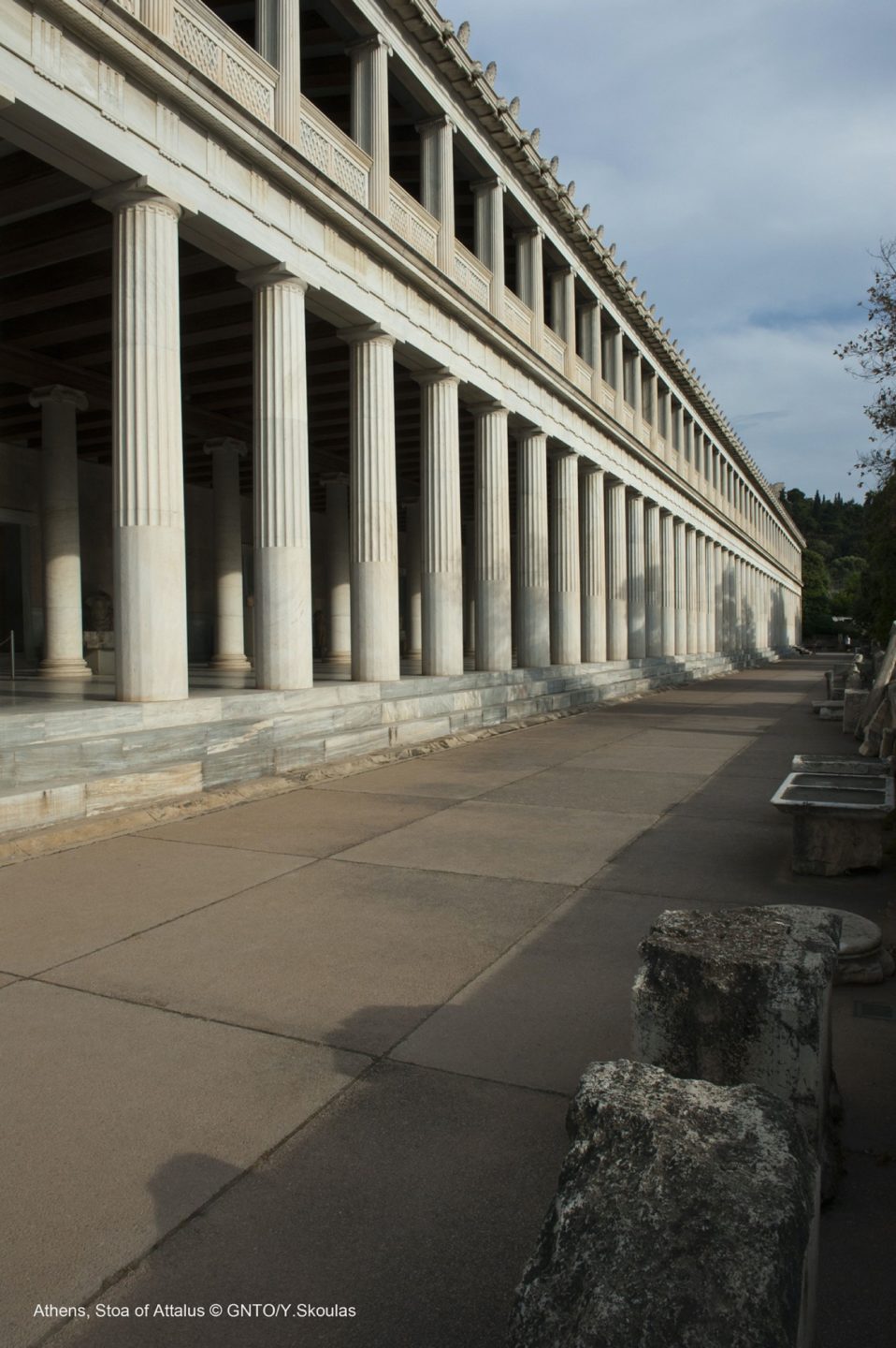Stoa of Attalus (Side View) - Hellenic Film Commission